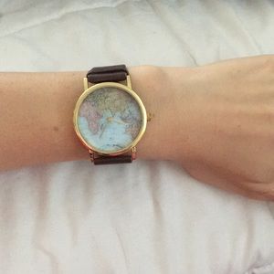 Amazon | Accessories | World Map Watch | Poshmark
